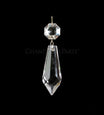 Czech Crystal Plug Drop w/ Top Bead – ChandelierParts