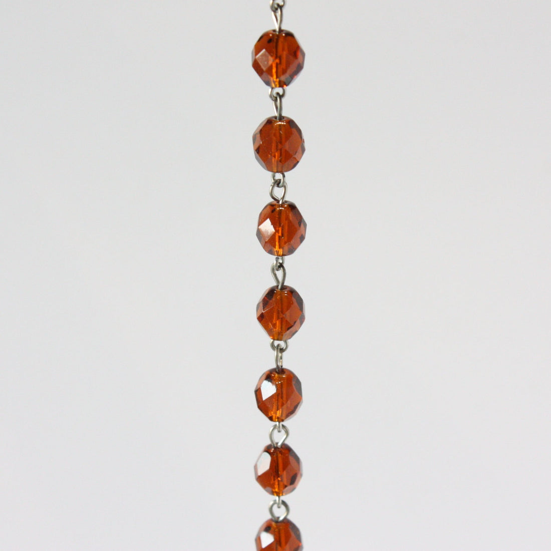 Czech Colored 8mm Faceted Round Bead Chain, 1 Meter – ChandelierParts