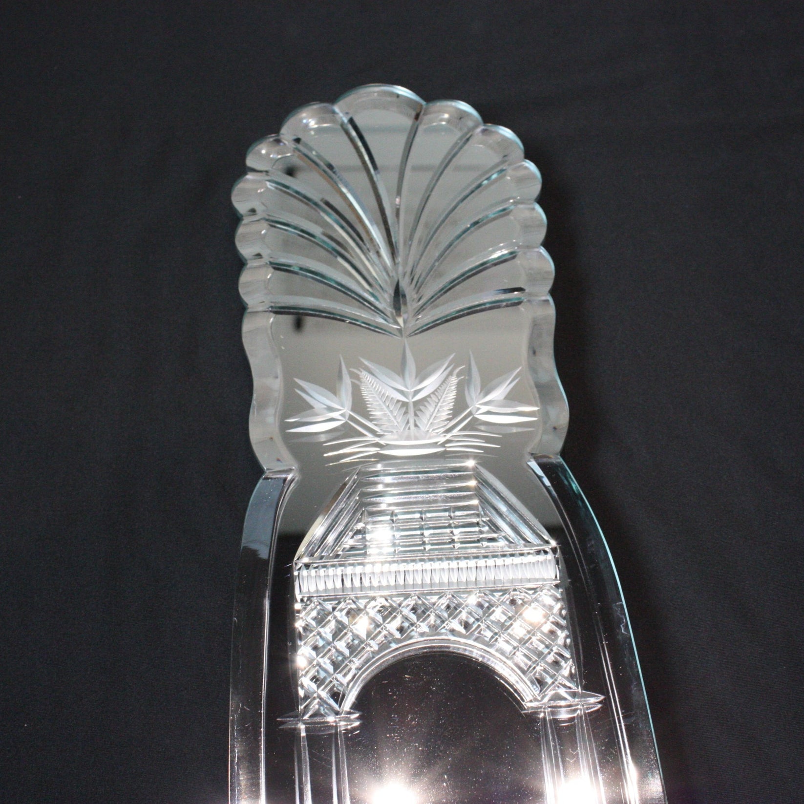 20-1/4" Etched Mirrored Sconce Wall Plate – ChandelierParts