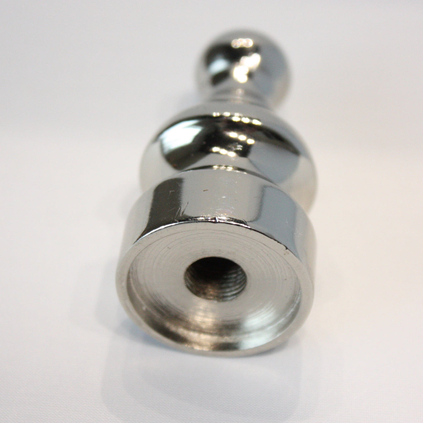 2-1/4" Chrome Metal Finial, 1/8 IP – ChandelierParts