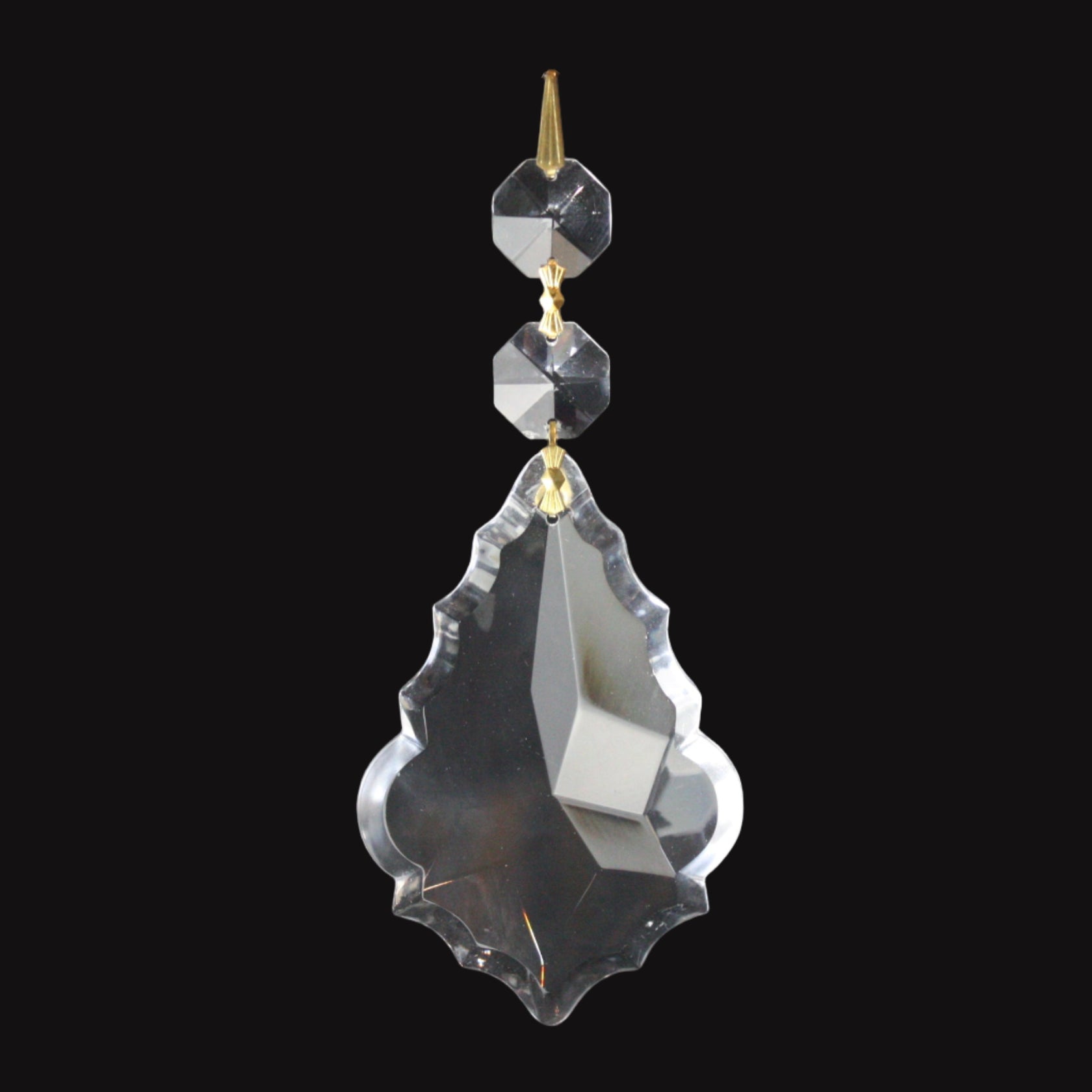 Clear Traditional Pendalogue w/ Top Bead (Various Styles) – ChandelierParts