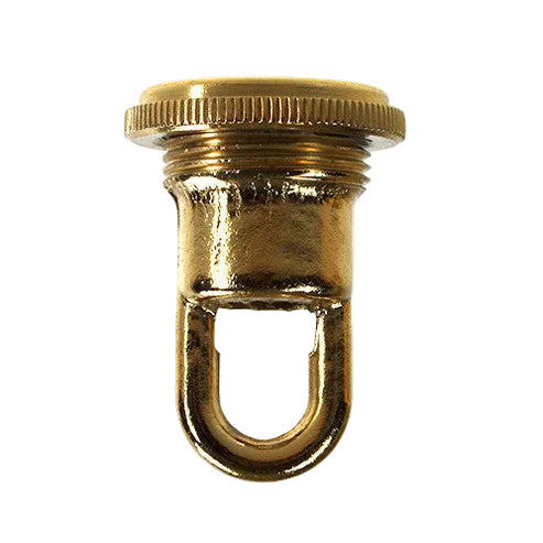 1-7/8" Gold Screw Collar Loop & Ring, 1/4 IP (For 1-1/16" canopy ...
