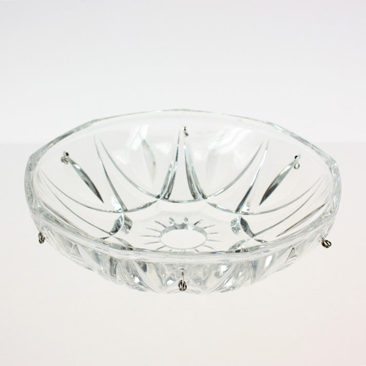 Mitre & Criss-Cross Pressed Bobeche – ChandelierParts