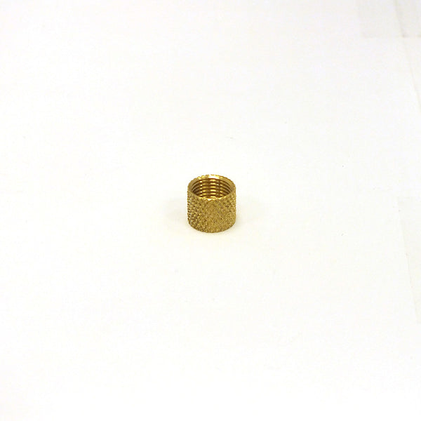 5/16" Solid Brass Knurled Coupling – ChandelierParts