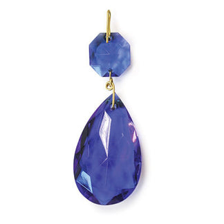 1.5 Inch H.C. Half Cut Amethyst Almond W/ 14mm Octagon – ChandelierParts