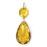 1.5 Inch H.C. Half Cut Amethyst Almond W/ 14mm Octagon – ChandelierParts
