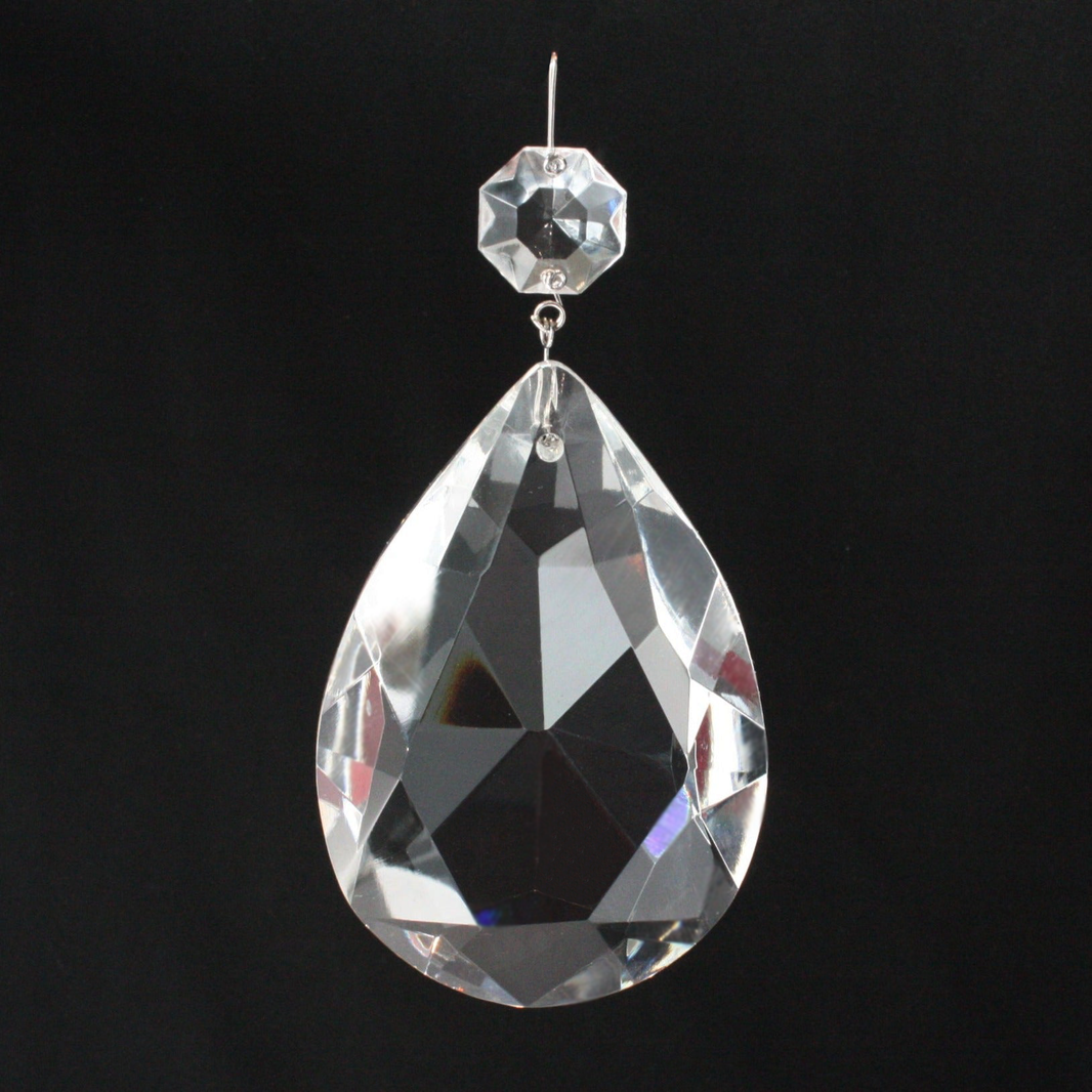 Clear Teardrops – ChandelierParts