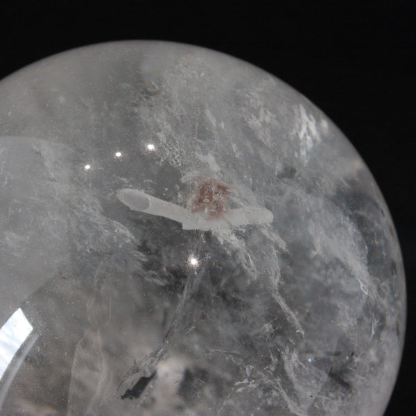 Rock Crystal Smooth Ball, V-Hole – ChandelierParts.com