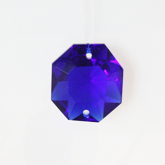 Colored 2-Hole Czech Crystal Octagon (Various Sizes/Colors ...