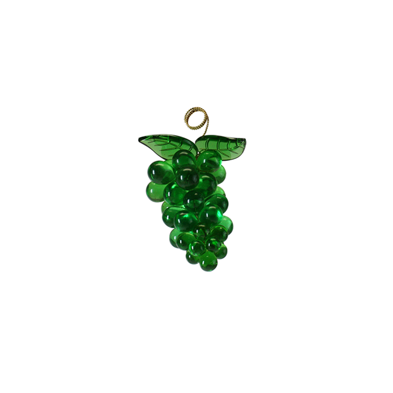 36 Crystal Green Grape Cluster w/ Leaves – ChandelierParts